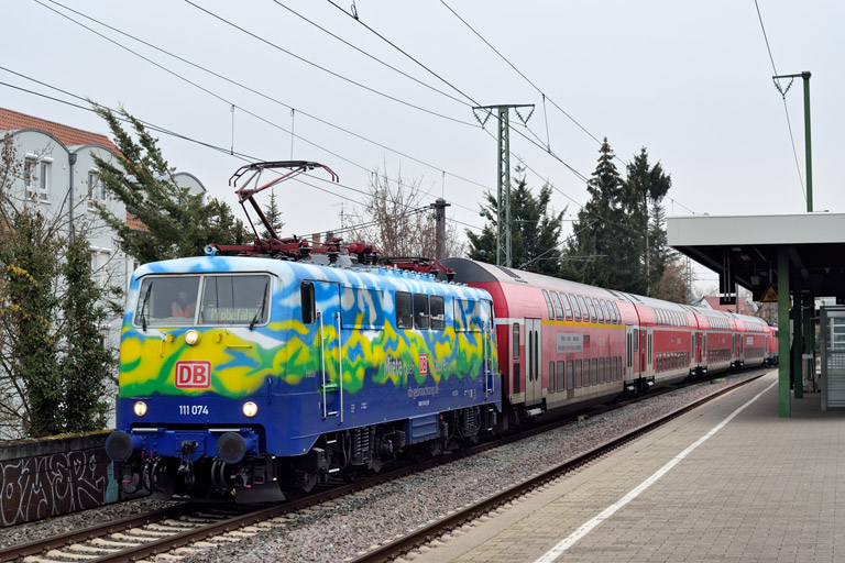111 074 in Stuttgart-Rohr